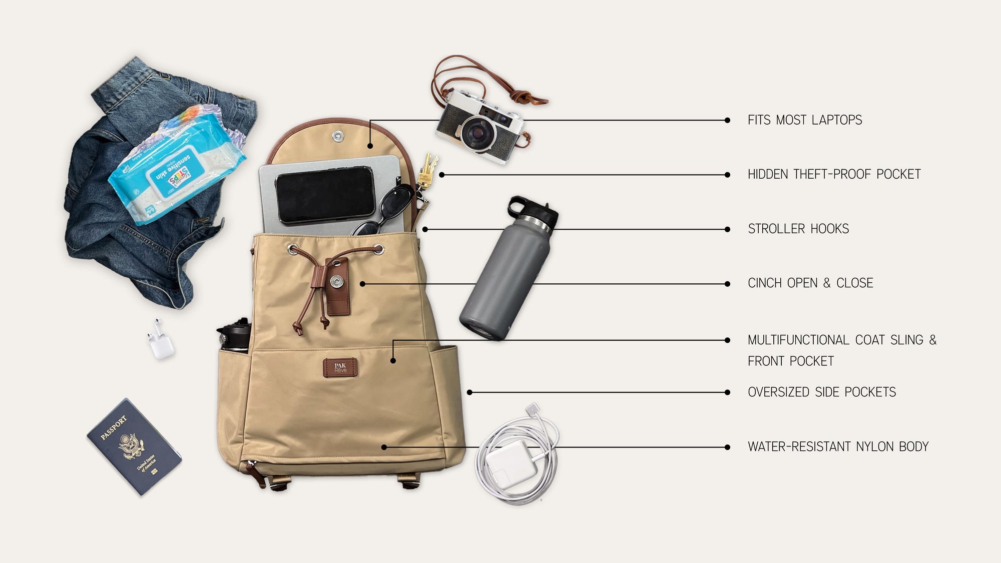 PAK Rêve -Family Travel Backpacks, Bags, and Accessories – PAK Reve